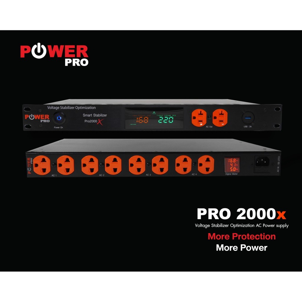 POWER PRO 2000X เครื่องเสียง | Shopee Thailand