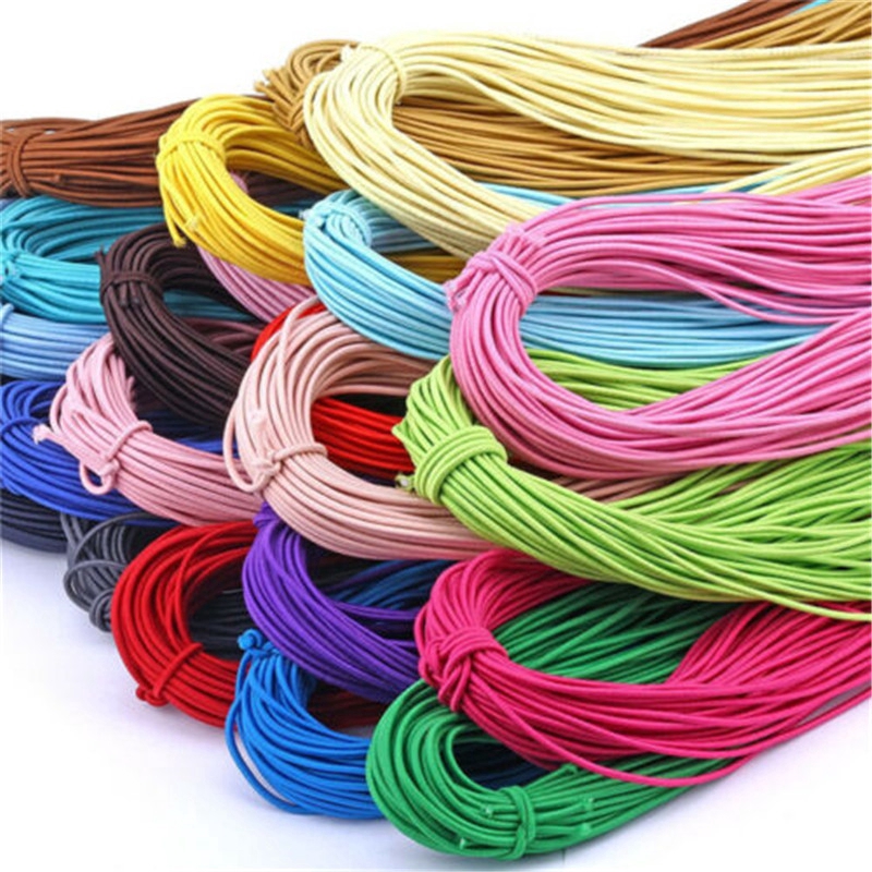 10 Colors 25M 1MM Elastic Cord with Beads/ Colorful High Quality DIY ...