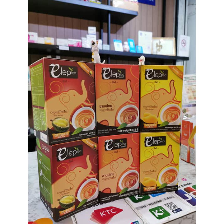 ชานมไทย 3 in 1 ตรา elep tea มาพร้อม 3 รสชาติ สูตรต้นตำรับ กลิ่นมะม่วง ...