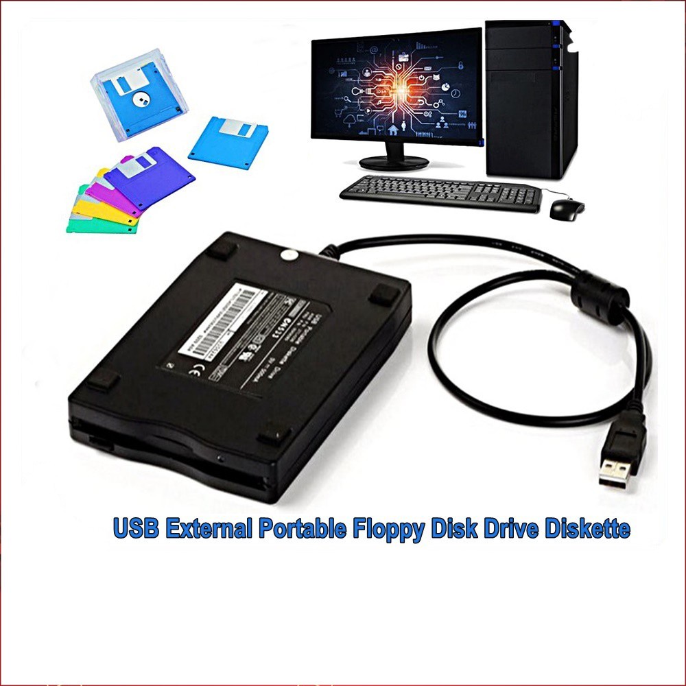 1.44Mb 3.5" USB External Portable !!!พร้อมส่ง!!Floppy Disk Drive ...