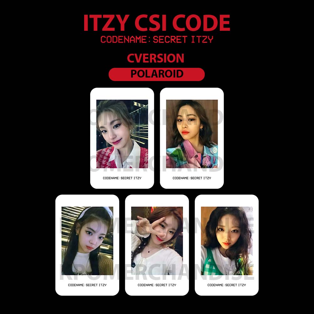 โฟโต้การ์ด ITZY CSI Code Secret Premium Chaeryeong Lia Ryujin Yuna ...