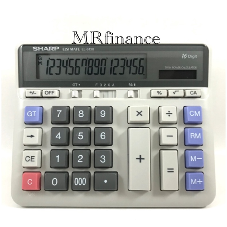 Sharp EL-6138 หน้าจอ 16 หลัก ของใหม่ ของแท้ | Shopee Thailand