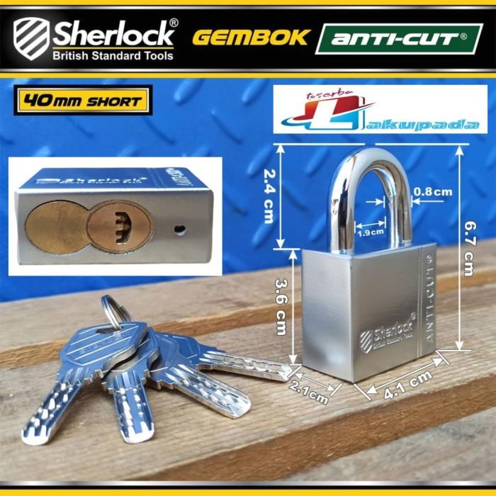 Original Sherlock British Anti-Cut Lock Short 40mm | Shopee Thailand