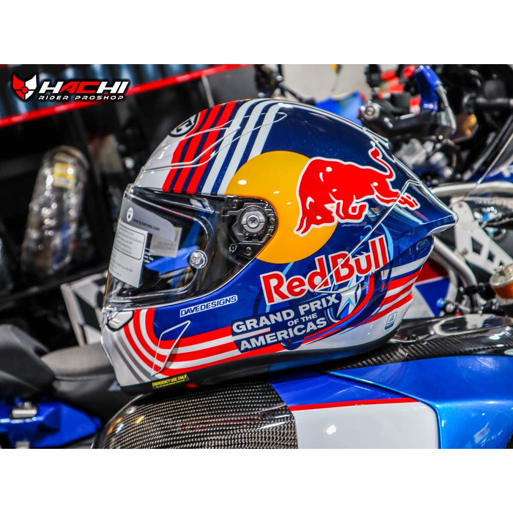 HJC RPHA1 - Red Bull Austin GP หมวกกันน็อคที่สามารถใส่ Logo Red Bull ...
