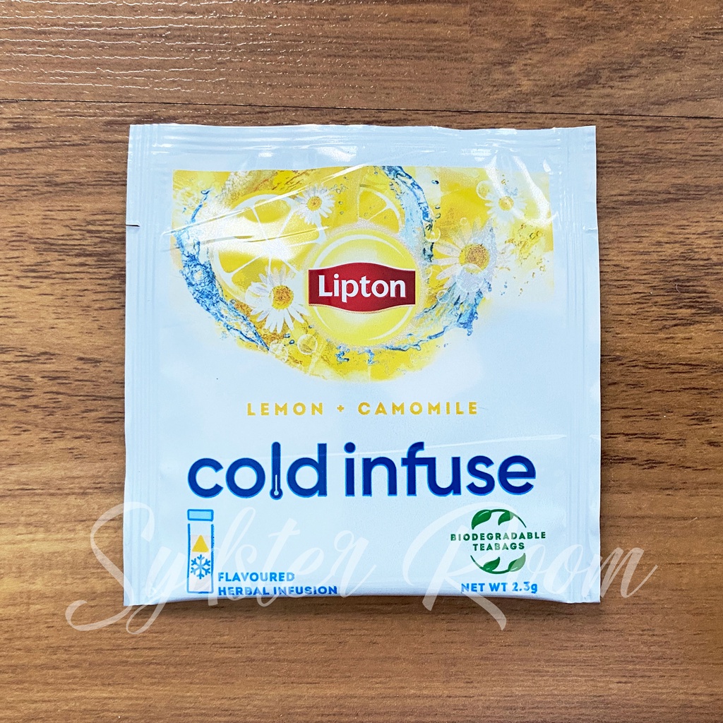 Lipton Cold Infuse (ไม่มีคาเฟอีน) ลิปตันน้ำหมักผลไม้แบบซองแบ่งขาย ...