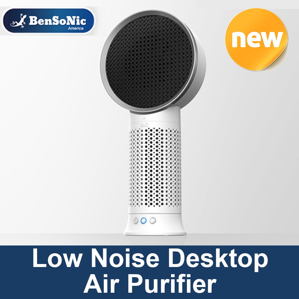 BenSoNic CK130 Low Noise Desktop Mini Air Purifier Filter Cleaner ...