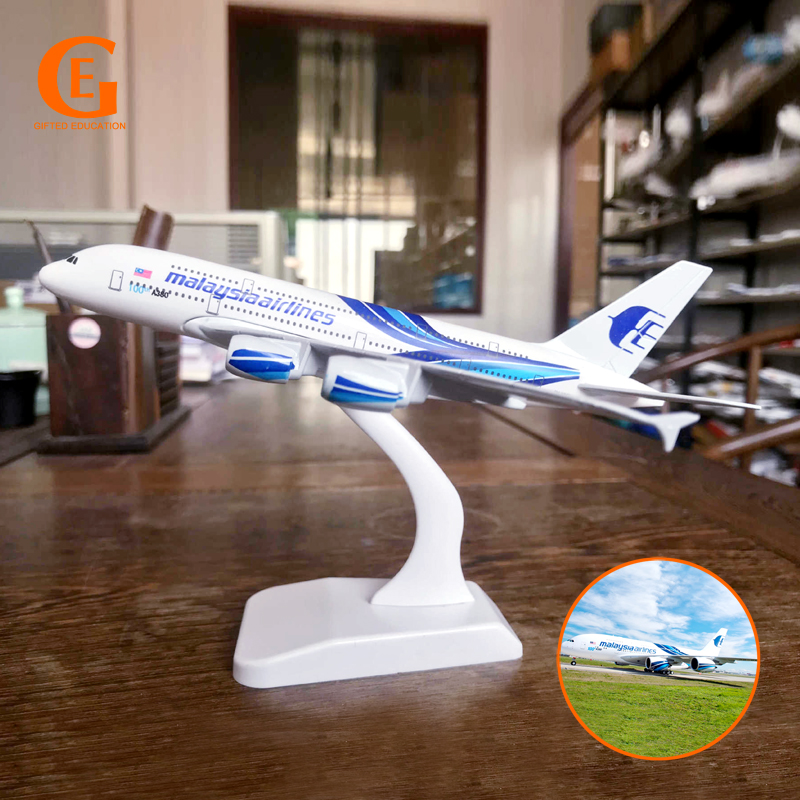 Malaysia Airlines Airbus 380 Aircraft Model MAS A380 Diecast Alloy ...