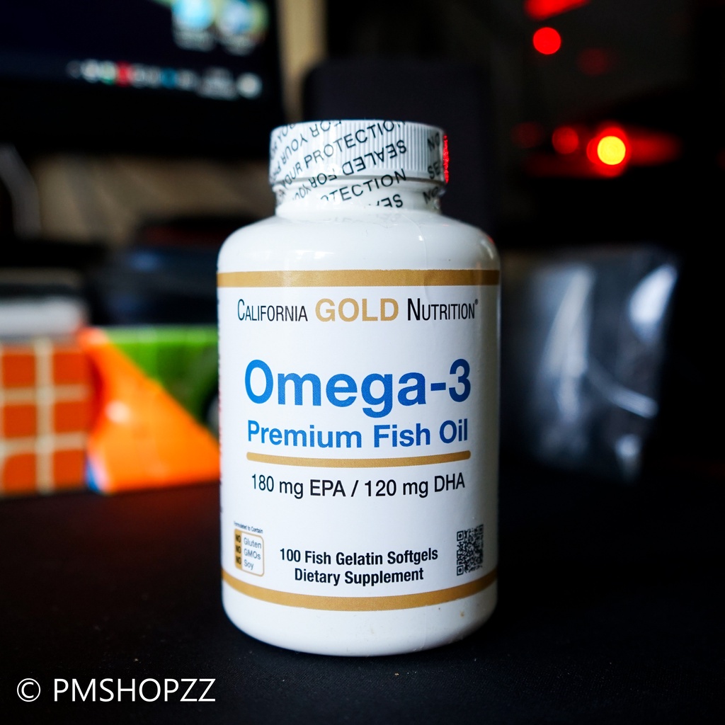 [พร้อมส่ง] น้ำมันปลา California Gold Nutrition, Omega 3, Premium Fish Oil, 100 Fish Gelatin ...