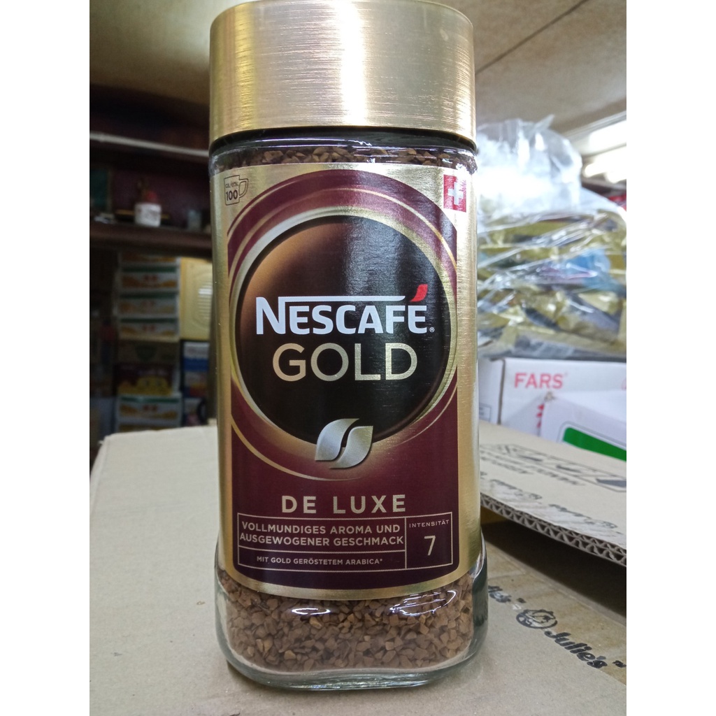 เนสกาแฟ Nescafe Gold deluxe 200g.Intensitat7 เนสกาแฟ โกลด์ เดอ ลุกซ์ ...