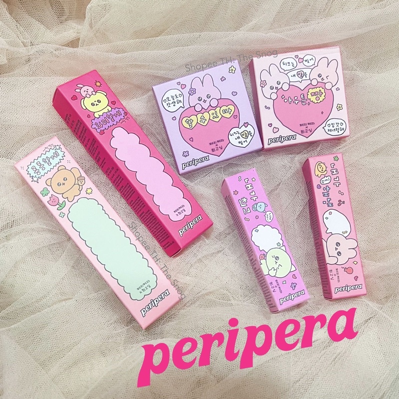 [พร้อมส่ง/ของแท้] เพอริเพอร่า Peripera X Choigosim Ink Mood Glowy Tint/Ink blackcara/PURE ...