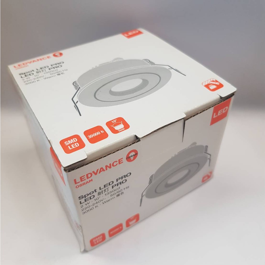 OSRAM Mini Downlight 2W External Driver SPOT LED AD PRO IP20 | Shopee ...