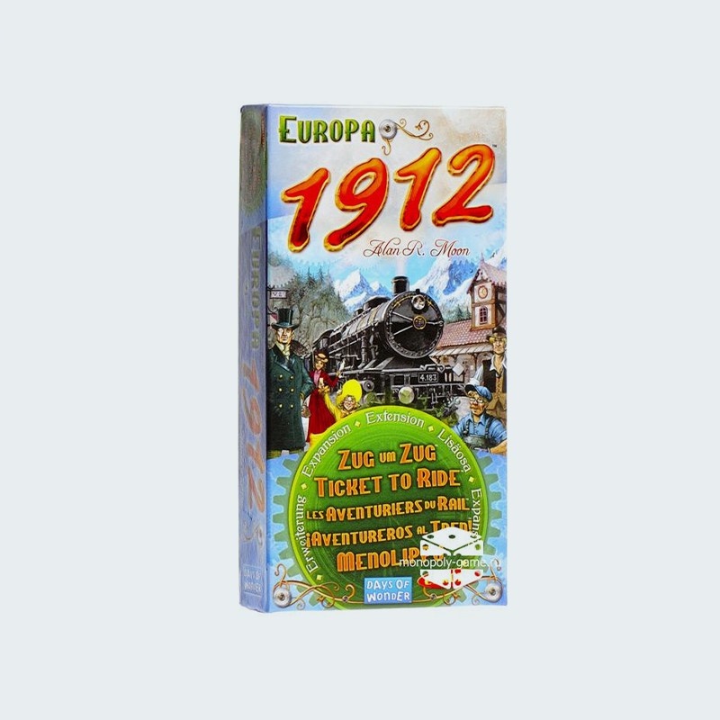 Ticket to Ride: Expansion 1912 EU Edition Board Game | Shopee Thailand