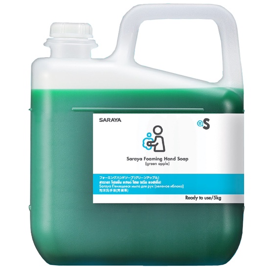 SARAYA สบู่โฟมล้างมือ Foaming Hand Soap กลิ่นแอปเปิล (Green Apple) ขนาด ...