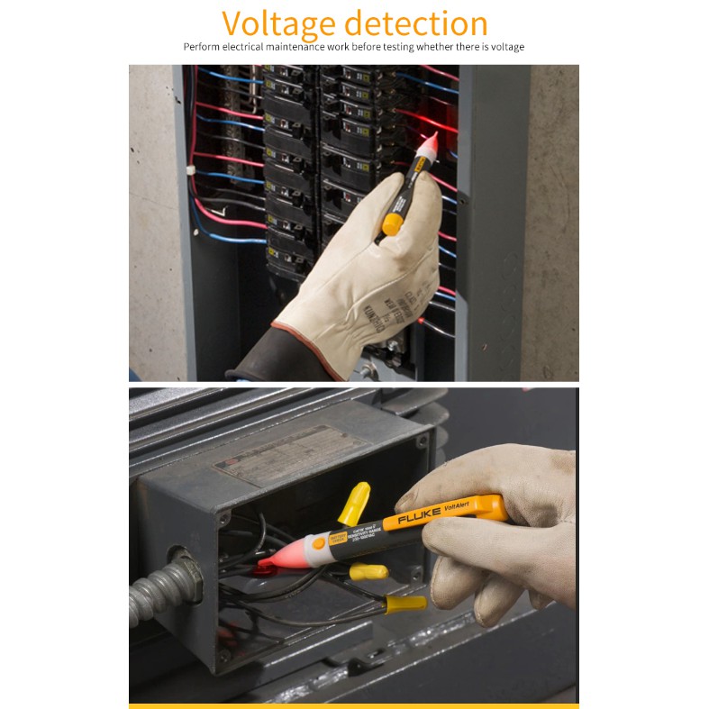 Fluke 2AC-C2 Volts Non Contact Voltage Detector Tester Meter VoltAlert ...