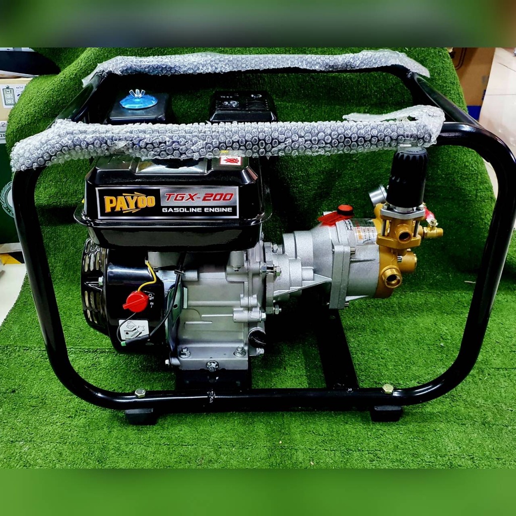 PAYOO เครื่องยนต์ชนปั๊ม สามสูบ รุ่น TGF-220A เครื่องยนต์ 4 จังหวะ / 6.5 HP 1 สูบ ปั๊มพ่นยา ...