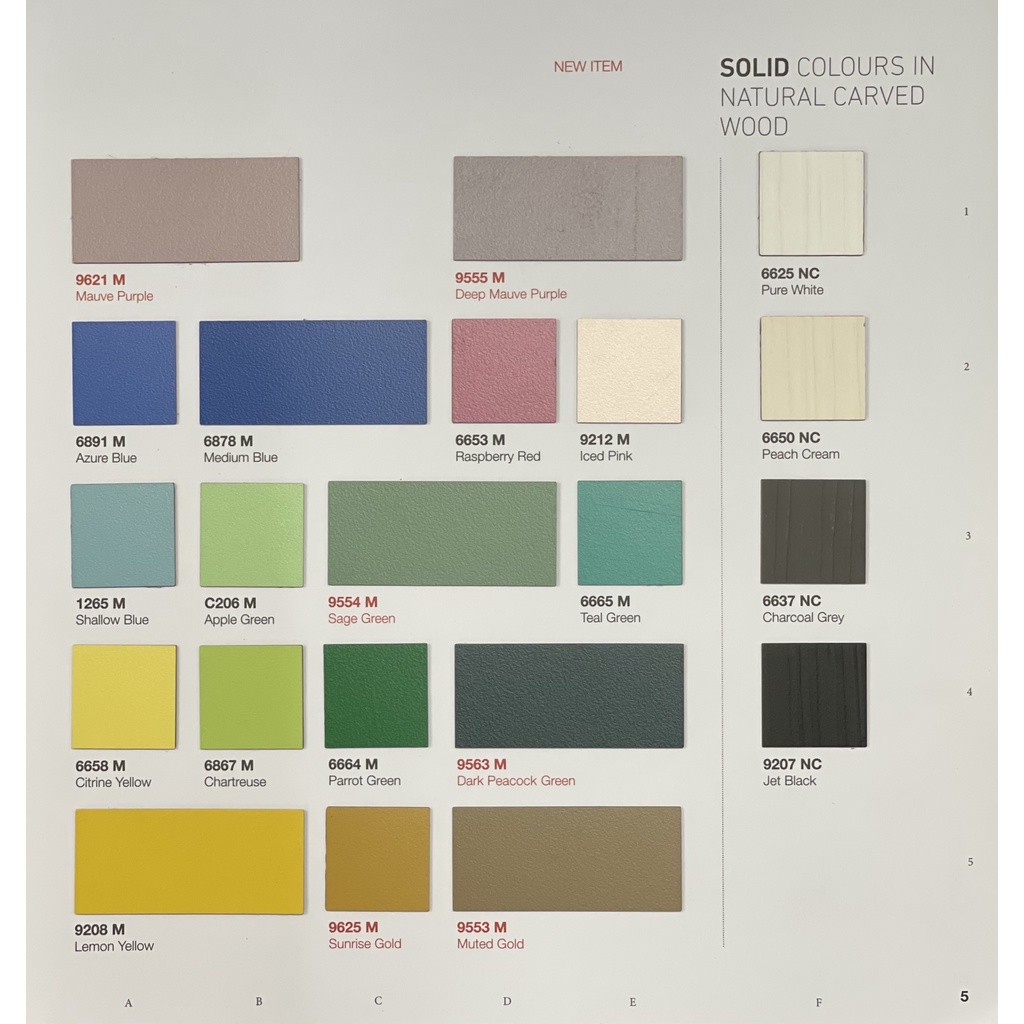 แผ่นลามิเนต TD Board สีพื้น Solid Colors สีน้ำเงิน-ฟ้า-เขียว-เหลือง ...
