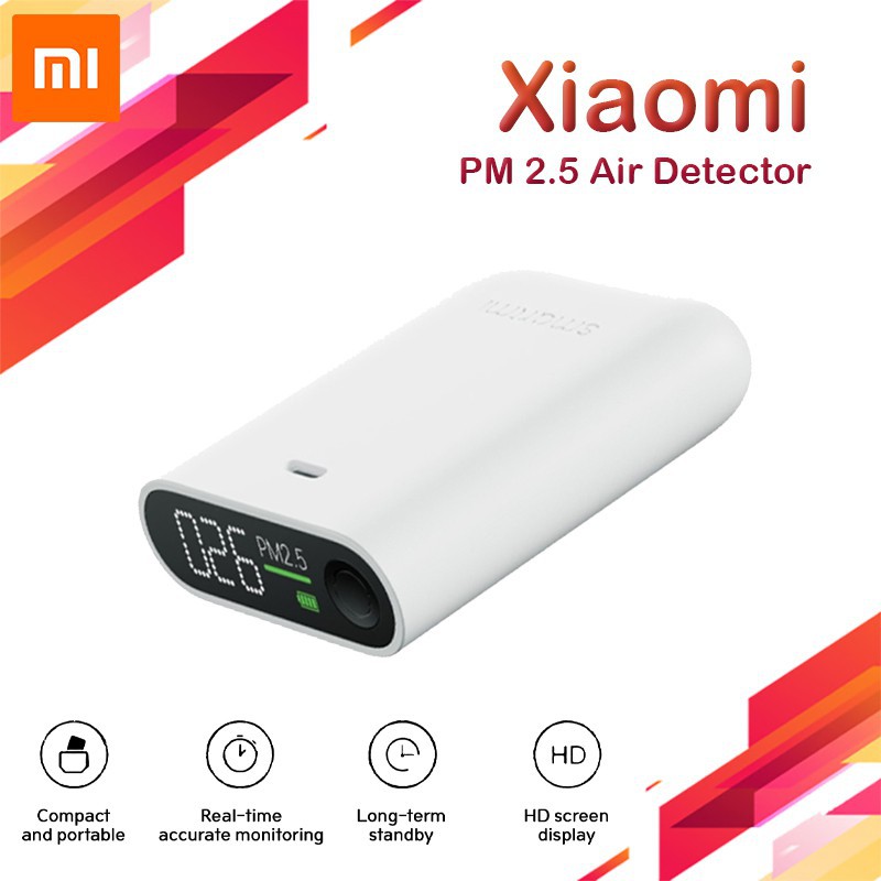 Xiaomi Smartmi PM2.5 air detector indoor and outdoor portable real-time ...