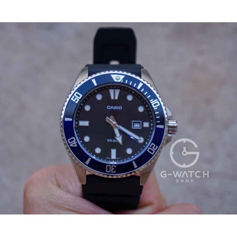 Casio Standard Duro 200 MDV-107-1A2, MDV-107, Batman, สีดำนํ้าเงิน, MDV ...