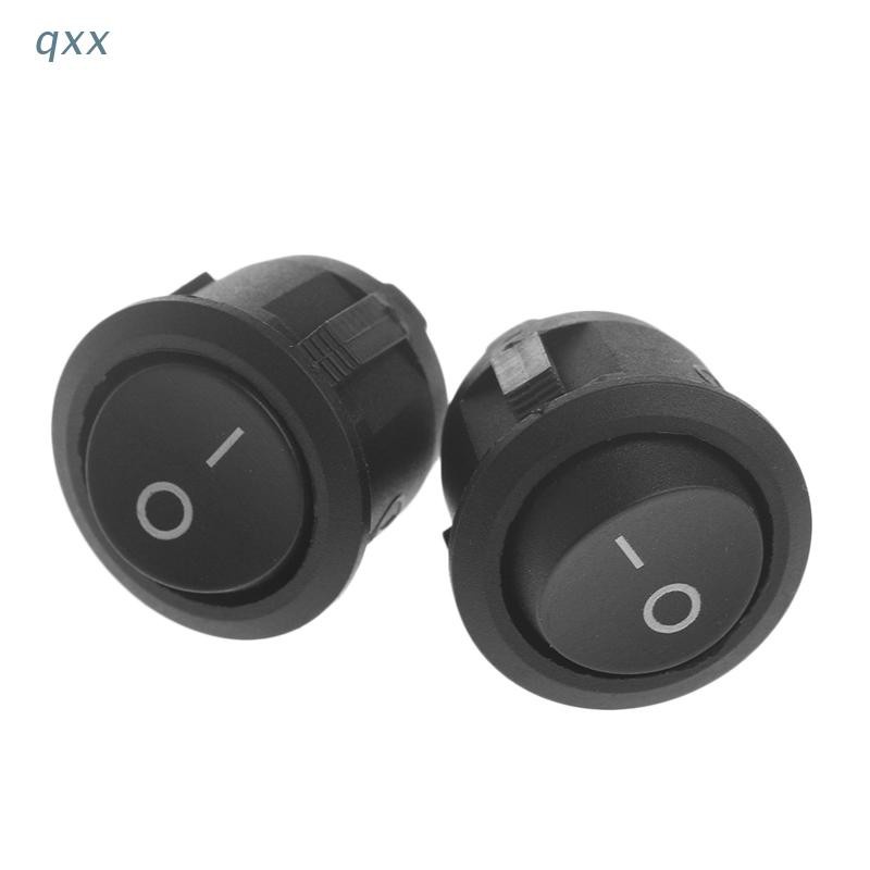 [Qxx] สวิทช์เปิด-ปิดทรงกลม 3 ขาขนาดเล็ก 6A 250V Ac 2 ชิ้น / ล็อต ...