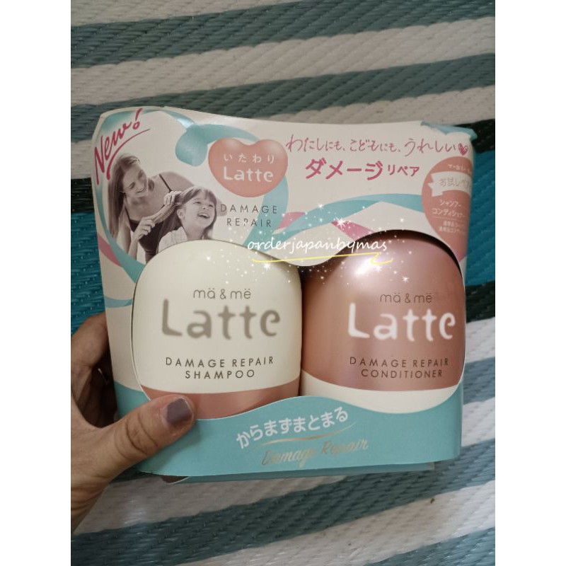 Kracie Ma&Me latte shampoo+conditioner set | Shopee Thailand
