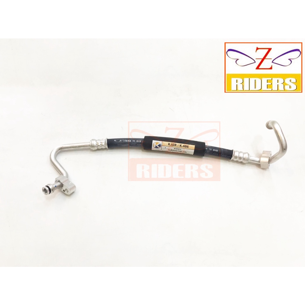 ท่อแอร์ Nissan Cube’02 Z11 R134a คอม-แผง สายกลาง สายบริสโตนแท้ K486 ...