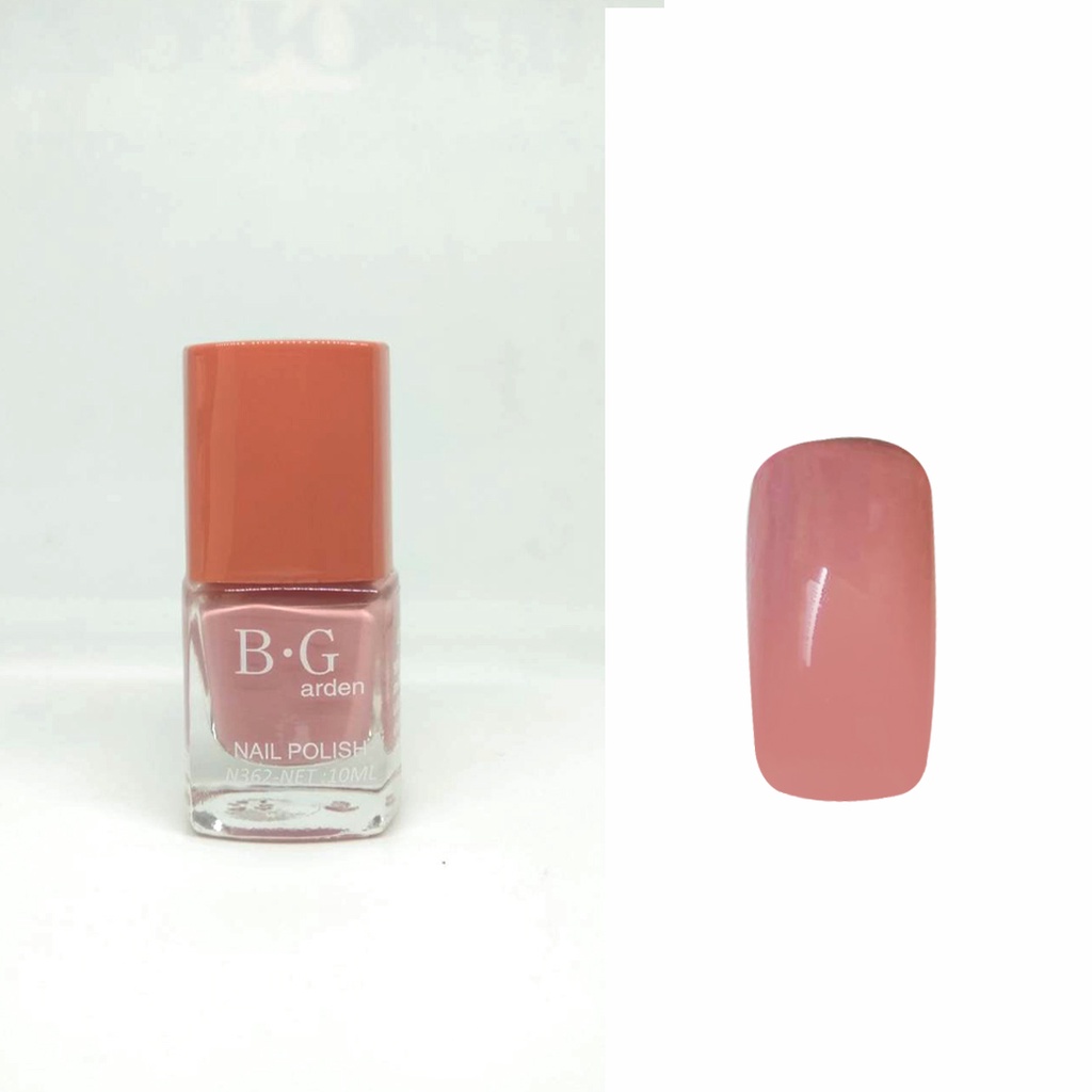 สีทาเล็บ B.Garden สีชมพูนูด ส้มอิฐ ขนาด 10 ml | Shopee Thailand