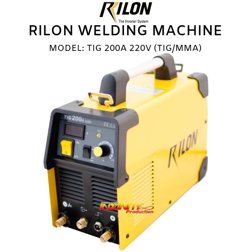 RILON TIG 200A ตู้เชื่อมอาร์กอน 220V (2ระบบ) ( TIG / MMA ) | Shopee Thailand