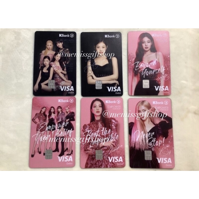 Kbank X blackpink cards พร้อมส่ง | Shopee Thailand