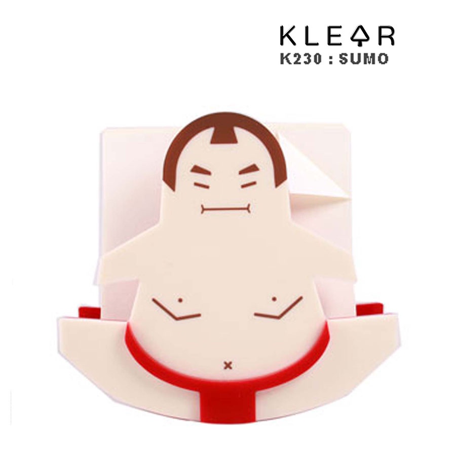 KlearObject Hai Sumo ที่วางกระดาษโน๊ต ที่เก็บกระดาษโน๊ต กล่องอะคริลิค อะคริลิคใส่กระดาษโน๊ต อุป ...