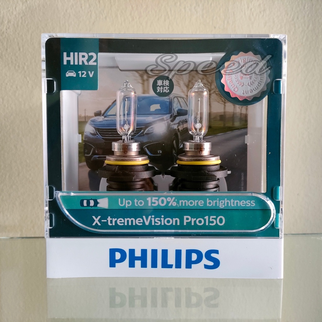 Philips หลอดไฟหน้ารถยนต์ X-treme Vision Pro150 +150% H1 H4 H7 H11 HB3 HB4 HIR2 แท้ 100% | Shopee ...