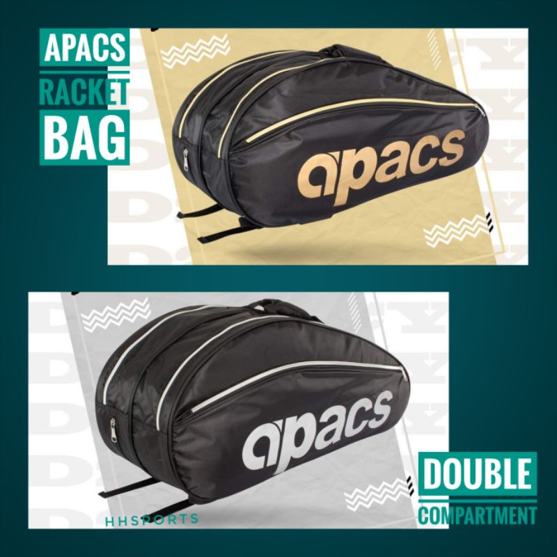 กระเป๋าแบดมินตัน APACS Double Compartment | Shopee Thailand
