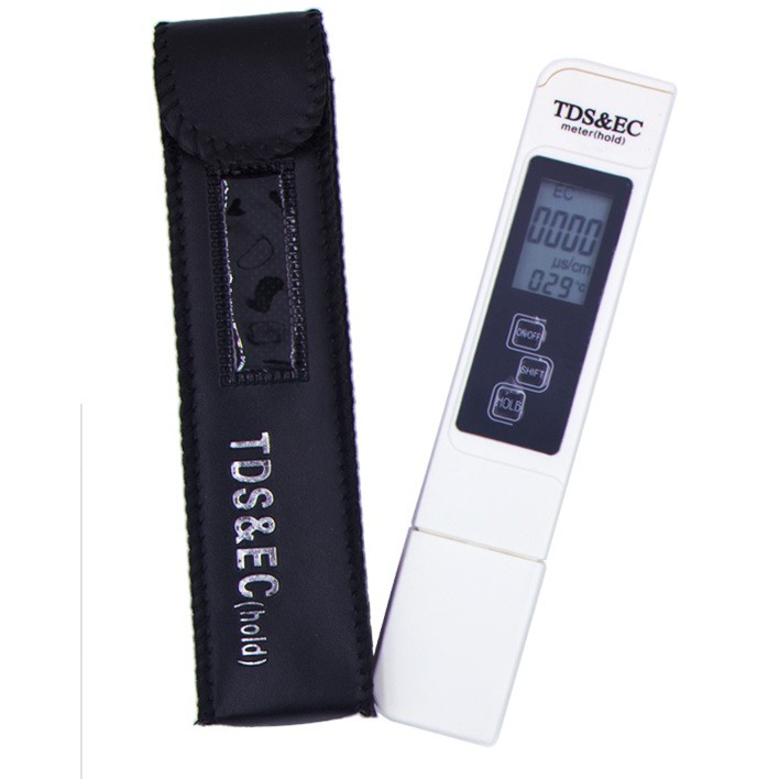 เครื่องวัดคุณภาพน้ำ 3 in 1 พร้อมจอแอลซีดีดิจิตอล TDS EC PPM Meter ...