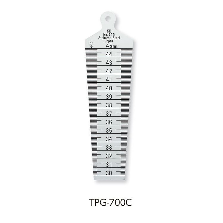 TPG-700 เตเปอร์เกจ Taper Gauge วัดร่อง วัดช่องว่าง วัดรูใน | Shopee ...