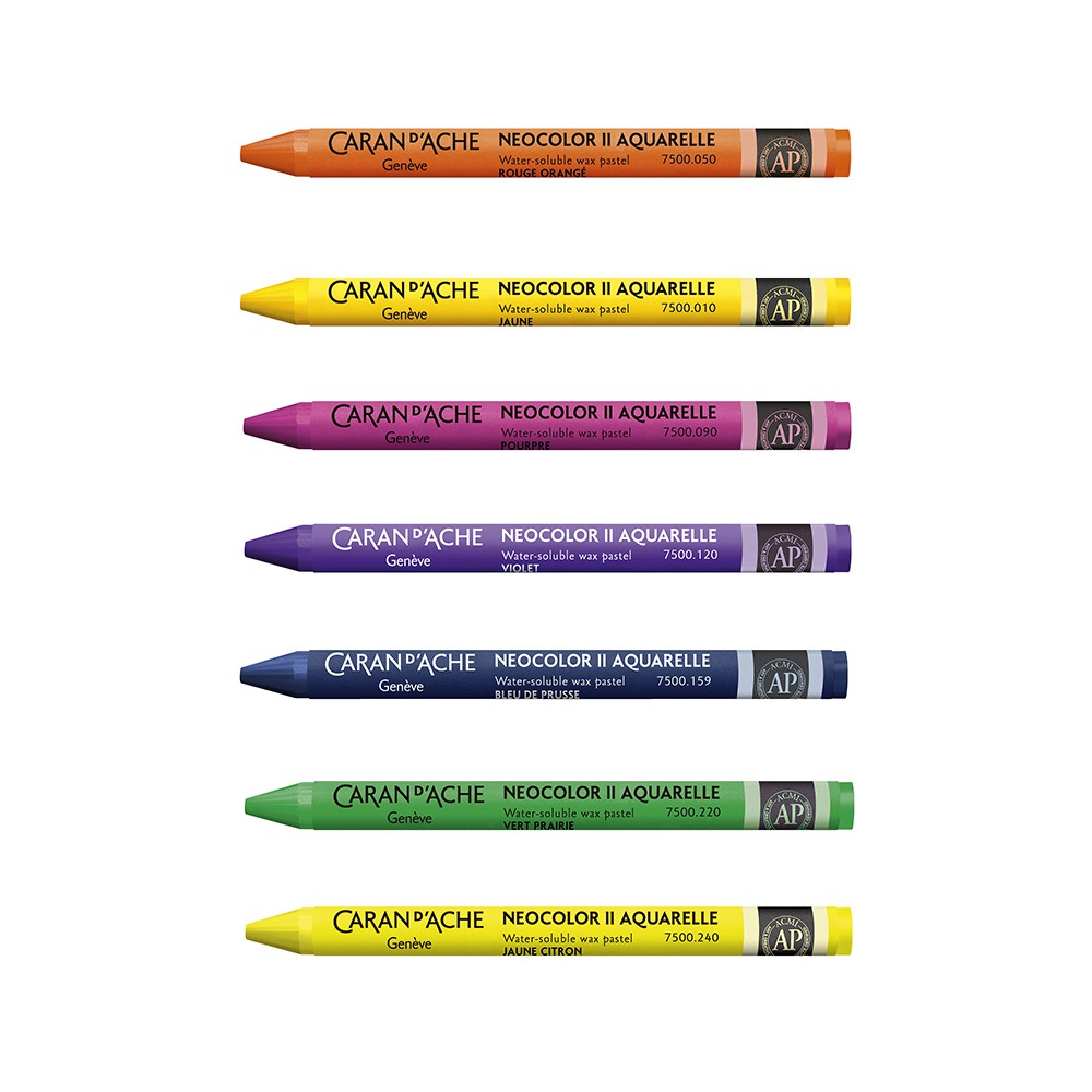 Caran D’arche(คารันดาช) สีเทียนระบายน้ำ รุ่น Neocolor II แท่งปลีก มีให้ ...