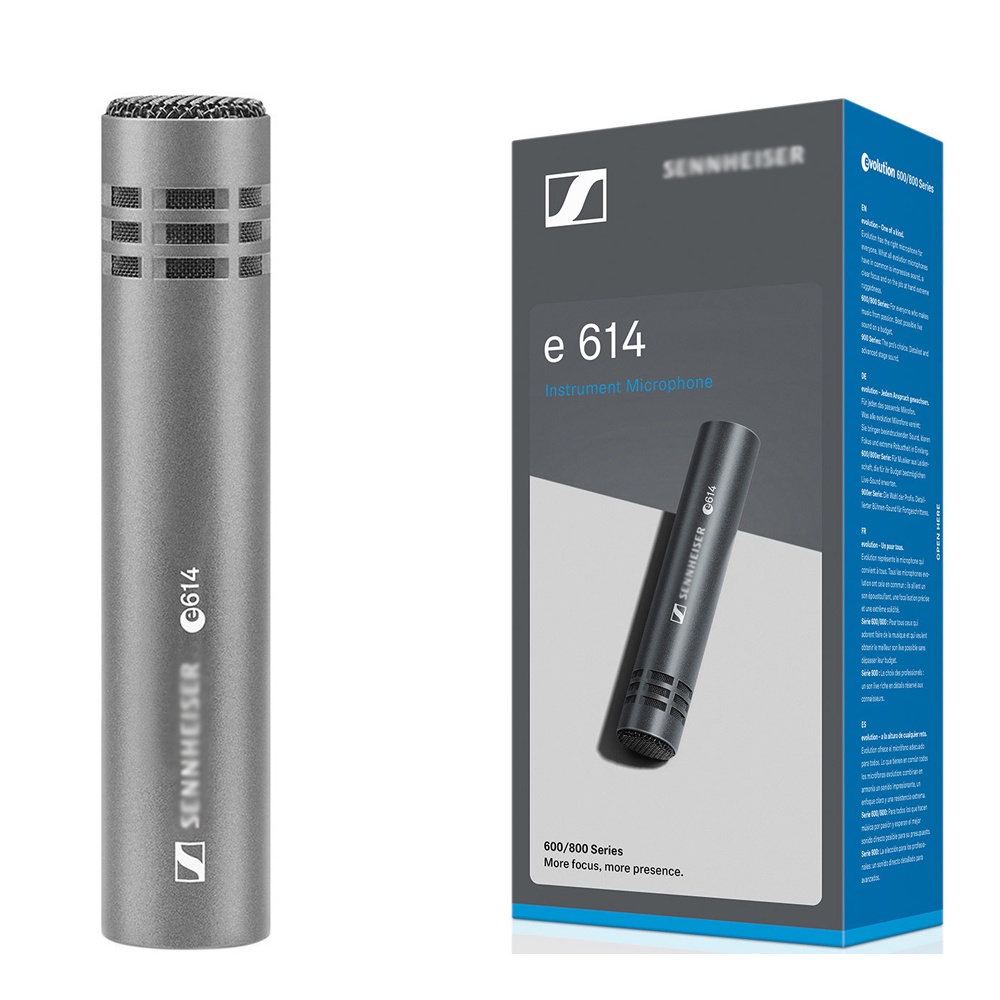 ไมโครโฟนเครื่องดนตรี Sennheiser E614 ไมโครโฟนคาร์ดิออยด์คอนเดนเซอร์ ...