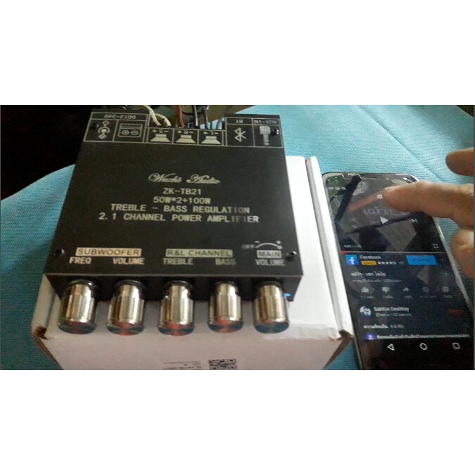 ZK-TB21 รุ่น200วัตต์ #ชิปใหญ่บอร์ดดำด้านของแท้ เสียงดีมาก IVKF | Shopee ...