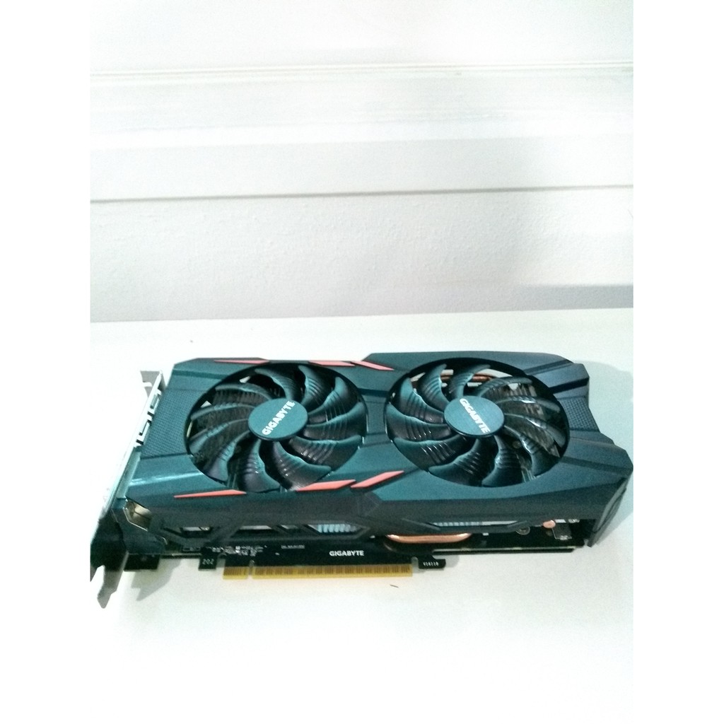 การ์ดจอ GTX 1050 Windforce OC 2G ตัวนี้มี Back Plate แข็งแรง | Shopee ...