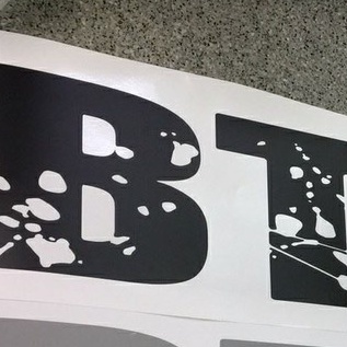 สติ๊กเกอร์งานตัดคอม BT-50 PRO ติดข้างประตูรถ MAZDA BT50 PRO sticker ติด ...