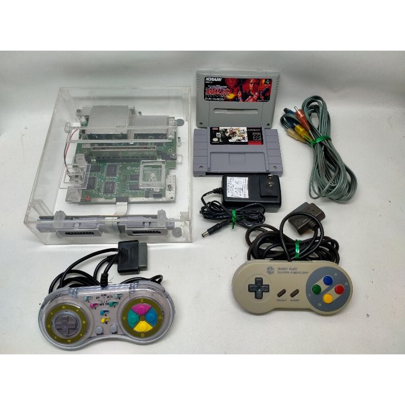 Super Nintendo (snes) เคสใส DIY ไฟไทยพร้อมเล่น แถม คอนท่า เคสสวยใส่ บอท ...