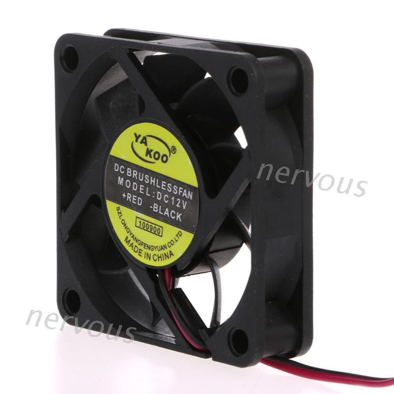 พัดลมระบายความร้อน Dc 12V 2 - Pin 60X60 X 15 มม . Pc Computer Cpu System - Bearing Fan 6015 ...