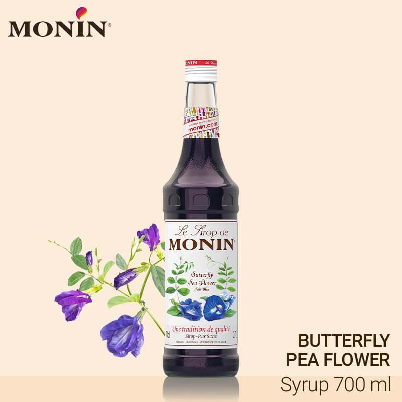 MONIN Butterfly pea Syrup 700ml น้ำเชื่อมกลิ่นอัญชัน 700 มิลลิลิตร ...