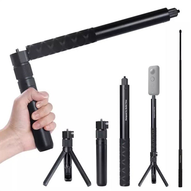 Insta360 Bullet Time Bundle Tripod Handle + Invisible Selfie Stick 1.2m ...