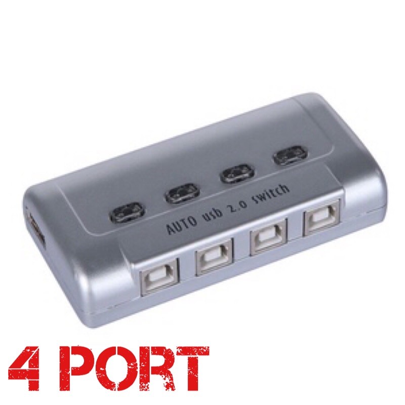 ตัวสลับเครื่องพิมพ์ Printer Switch USB 2.0 Hub Auto Sharing Switch 2 ...