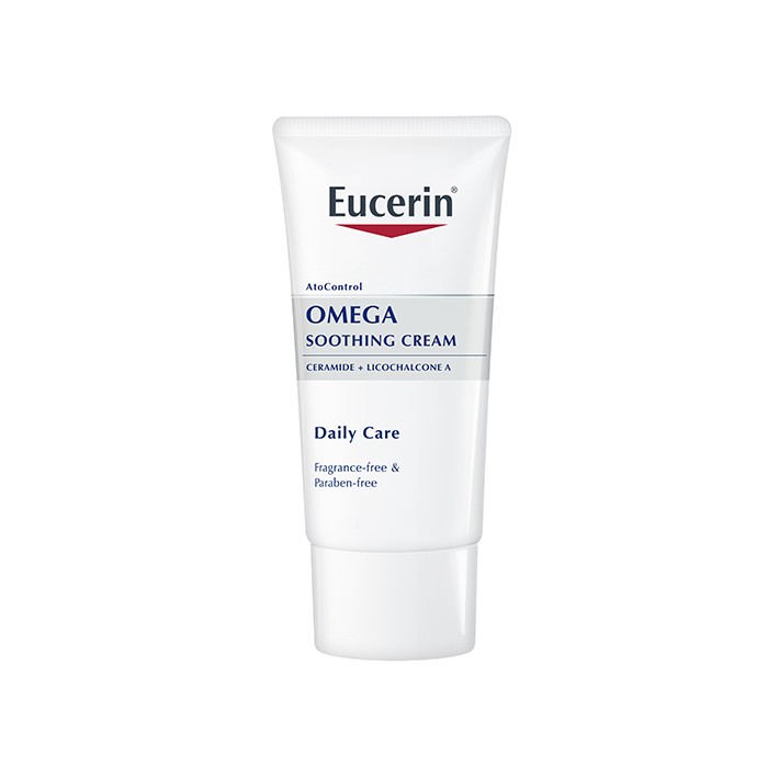 Eucerin Omega Soothing Face Cream 50 mlแถม ACM10 g | Shopee Thailand