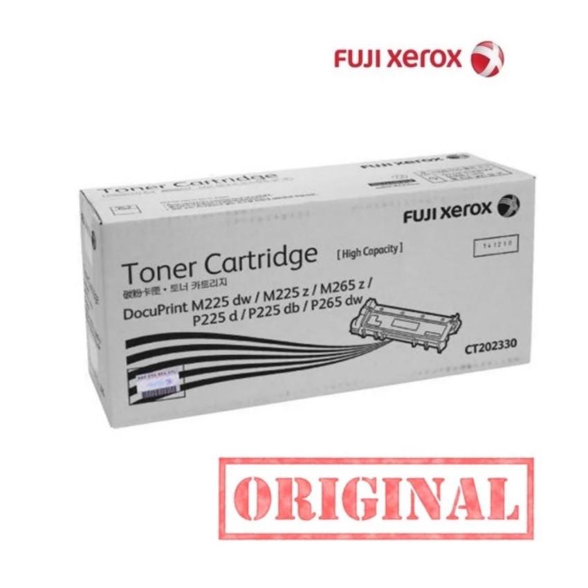 Fuji Toner CT202330 Black สำหรับเครื่อง PrinterFuji รุ่นP225d,P265 dw ...