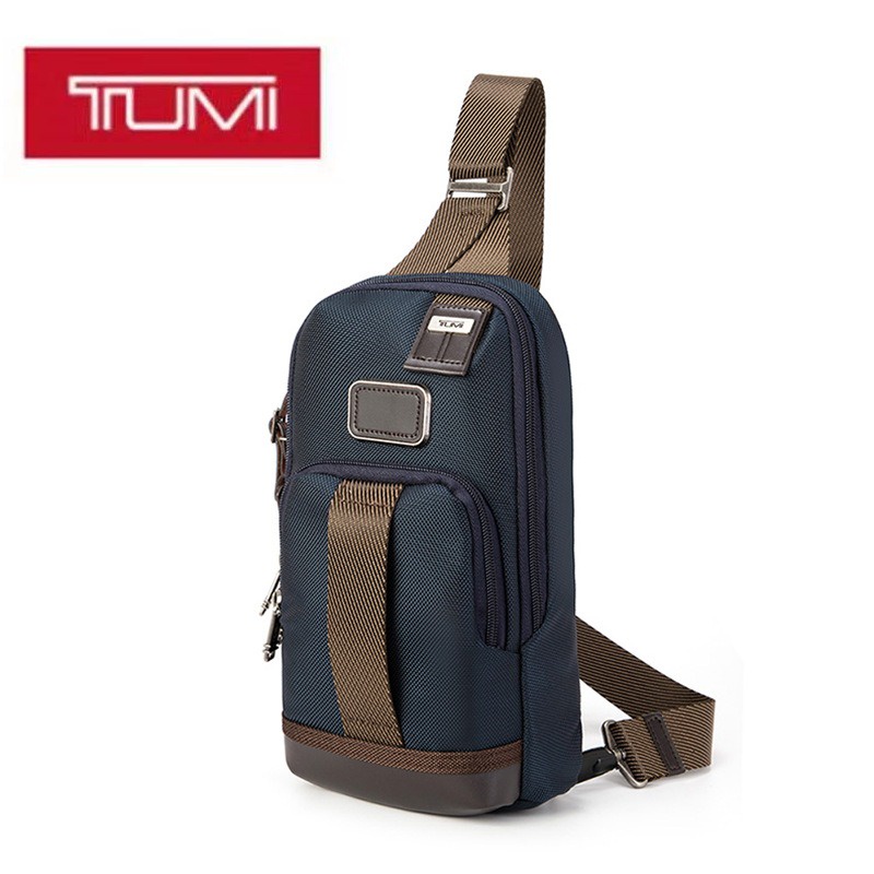 Tumi กระเป๋าสะพายข้าง ผู้ชาย fife slim slingbag Sling FREE EMBOSSING ...
