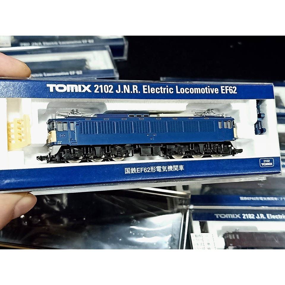 โมเดลรถไฟEF62 n scale โมเดลรถไฟมือสองวิ่งได้ โมเดลรถไฟหัวรถจักร Tomix EF62 โมเดลรถไฟหัวรถลาก ...