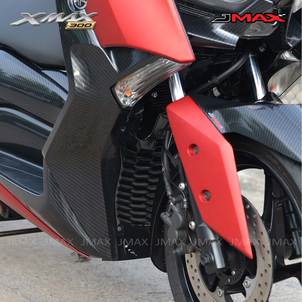 แฟริ่งไฟเลี้ยวหน้า L+R XMAX 300 2017-22 JMAX ตรงรุ่น ลายฟิล์มคาร์บอน 6D ...