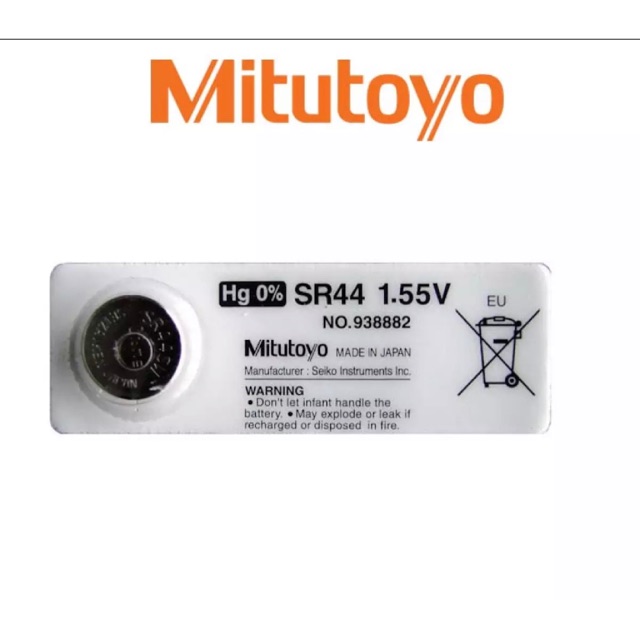 ถ่าน SR44 Mitutoyo แบตเตอรี่ SR44 ถ่านก้อนสำหรับ เวอร์เนีย ไมโครมิเตอร์ ...