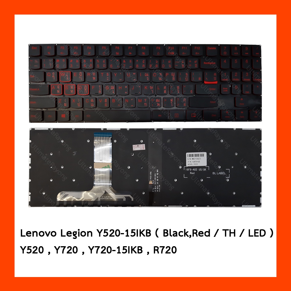 Keyboard Lenovo (LED) Legion Y520-15IKB,Y520,Y720,Y720-15IKB,R720 TH ...